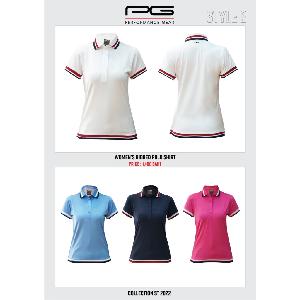 เสื้อผ้ากอล์ฟ Performance GEAR W RIBBED - Leonian - ThaiPick