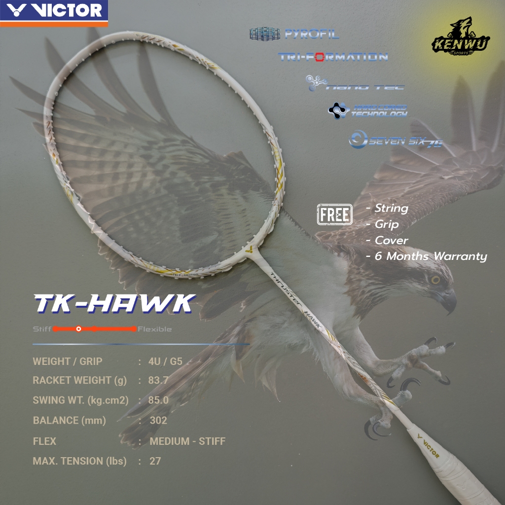 ไม้แบดมินตัน Victor TK Hawk ถูกที่สุด พร้อมโปรโมชั่น พ.ค. 2025 | BigGo ...