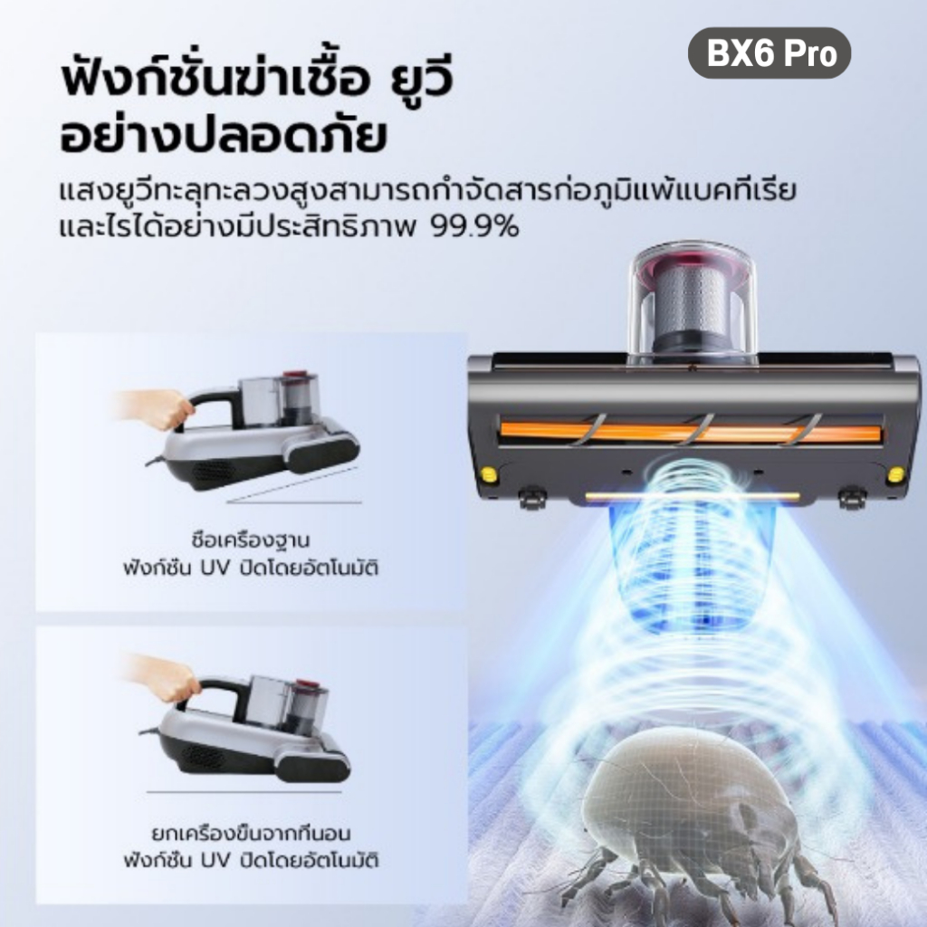 Jimmy BX 5 Pro BX 6 Pro BX6 B6 Pro Dust Mites Vacuum Cleaner เครื่องดูด ...