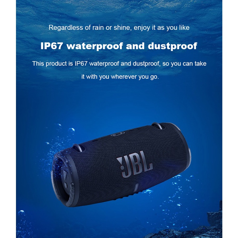 Jbl Xtreme 3 ลําโพงบลูทูธไร้สาย กันน้ํา แบบพกพา - mugenscott - ThaiPick