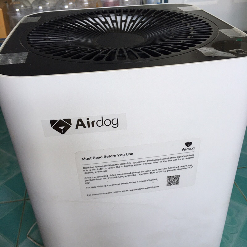 เครื่องฟอกอากาศ air dog X3 มือสอง ไม่ต้องเปลี่ยนฟิลเตอร์ ฆ่าเชื้อโรค 99.99 แบคทีเรีย ไวรัส ...