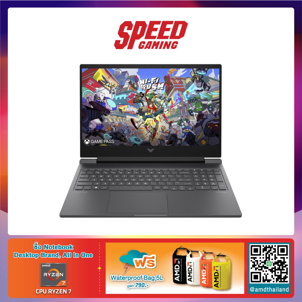 HP VICTUS 16 (16-s1118AX) AMD Ryzen 7-8845HS RTX 4060 NOTEBOOK (โน๊ตบุ๊ค) | By Speed Gaming ...