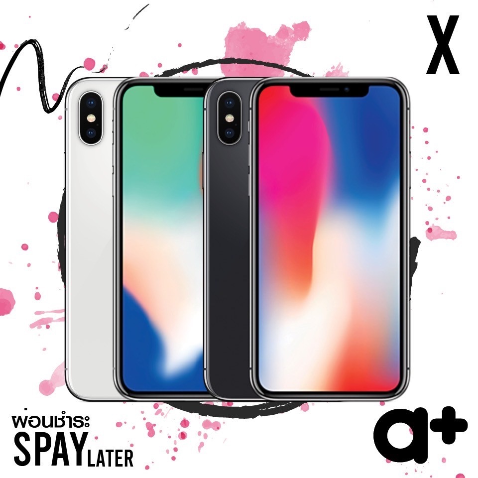 ผ่อนSpay later โทรศัพท์มือถือของแท้ รุ่นX เอ็ก ( 64/256จีบี ) Xประกัน ...
