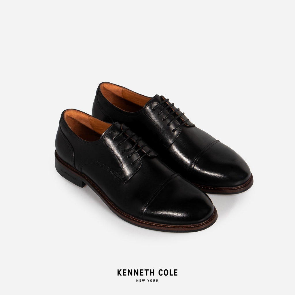 KENNETH COLE รองเท้าทางการผู้ชายรุ่น PATTISON LACE UP BLACK สีดำ ( DRS ...