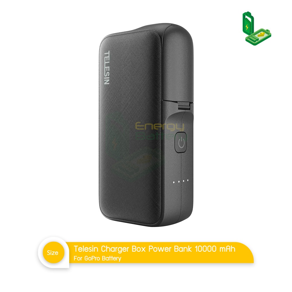Telesin Charger Box Power Bank 10000 mAh For GoPro อุปกรณ์เสริมโกโปร ...