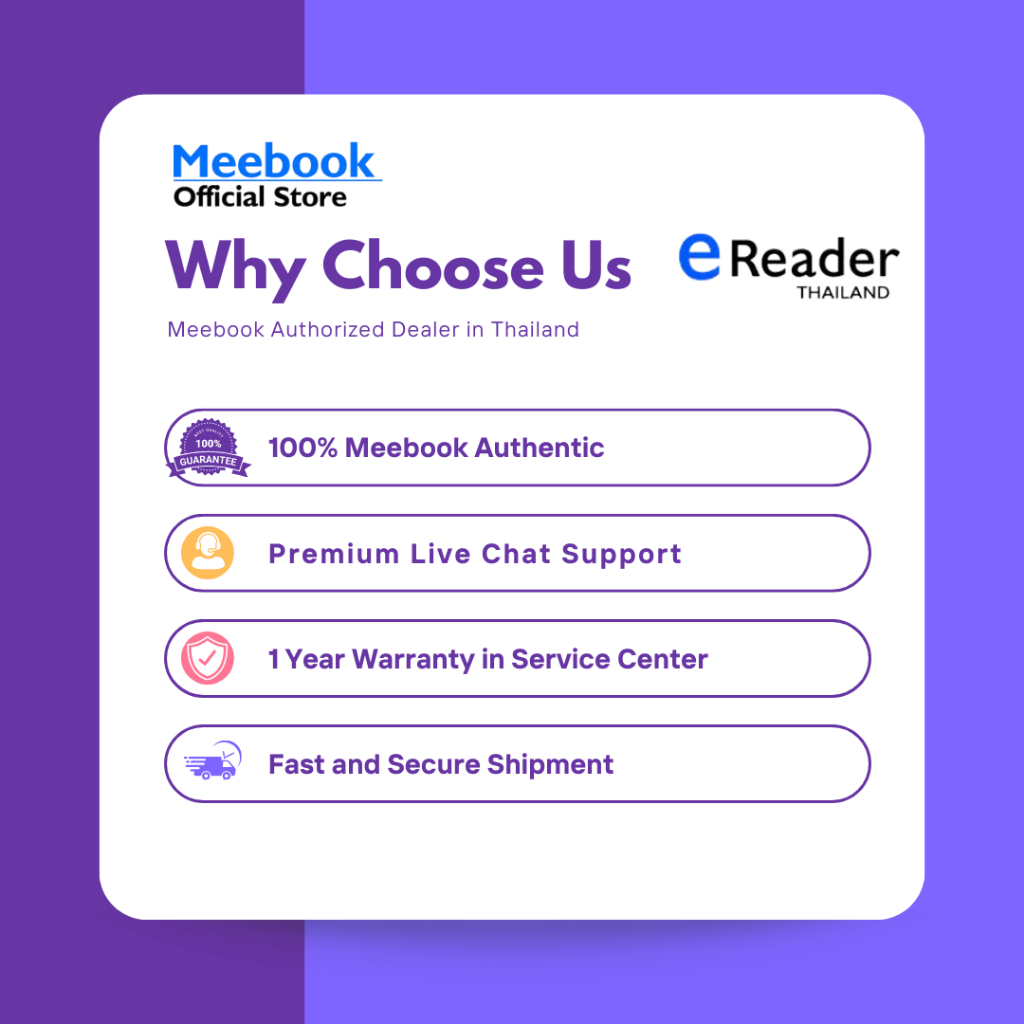 Meebook M6C eBook Reader - New 6" Color Eink (Android 11 / Micro SD ...