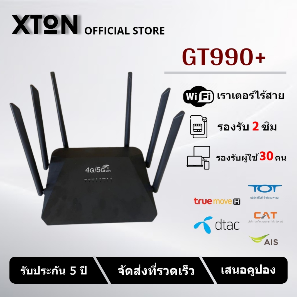 - WiFi Router - GT990 SIM Card Modem ซิมการ์ด Wifi โมเด็มเราเตอร์ฮอตสปอ ...
