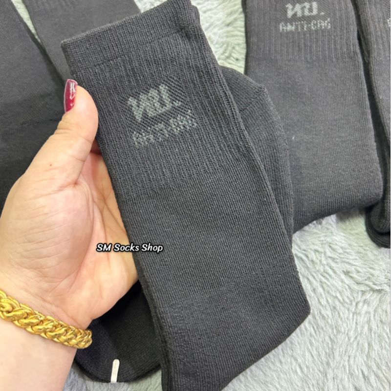 ถุงเท้าข้อยาว ทบ. ผ้าดีเสริมพื้นหนานุ่มใส่สบาย ขนาด free size พร้อมส่งค่ะ - SM Socks Shop - ThaiPick