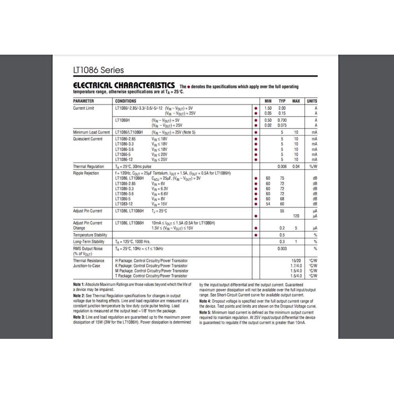 LT1086CT LT1086CT-5 Integrated Circuit Regulator LT1086 LINEAR ...