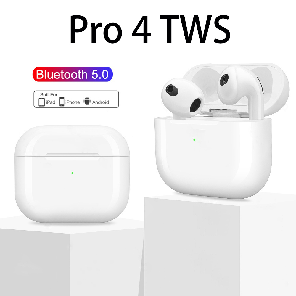 หูฟังบลูทูธไร้สาย 2023 Pro 4 TWS InPods สําหรับ Android และสมาร์ทโฟน - earpodqifu - ThaiPick