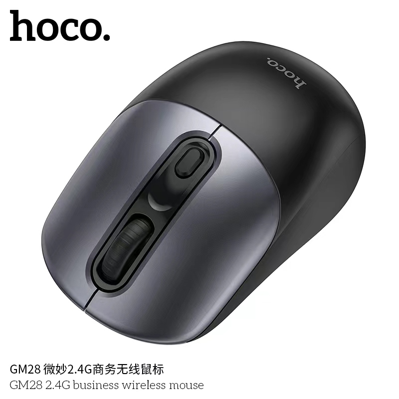 HOCO รุ่น GM28 เมาส์ไร้สาย เชื่อมต่อ USB 2.4G ความเร็ว 800 - 1600 DPI ปุ่มกด 4 ปุ่ม Wireless ...