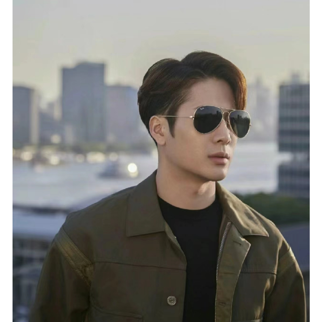 RayBa/แว่นกันแดด/รูปทรงนักบินคลาสสิก/แว่นกันแดดแฟชั่นอินเทรนด์/ORB3026 ...