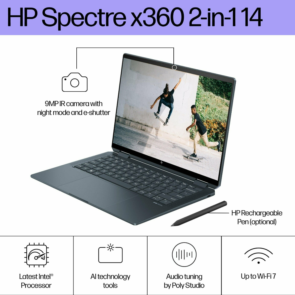 HP Spectre x360 14-eu0009TU Intel Core Ultra 5 125H/ Arc Graphics/ OLED ...