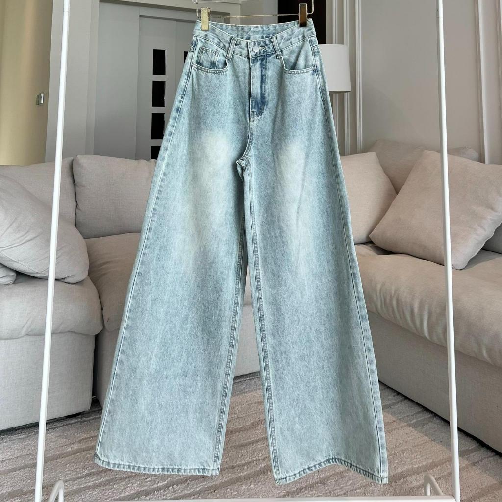 PTJ30156 กางเกงยีนส์ขายาวกระบอกใหญ่ PROMTHONG - Promthong BKK - ThaiPick