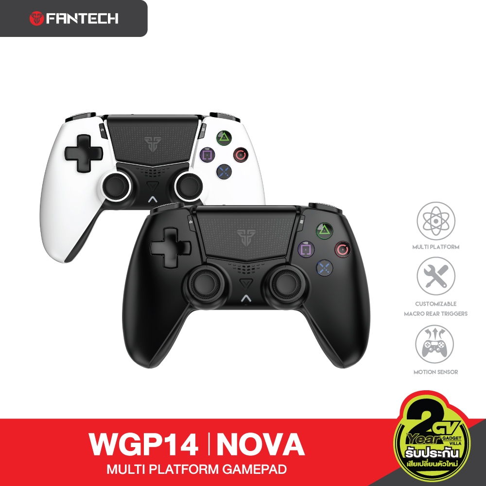 FANTECH รุ่น NOVA WGP14 Joystick จอยเกมมิ่งไร้สาย BT รองรับ PC PS4 ...