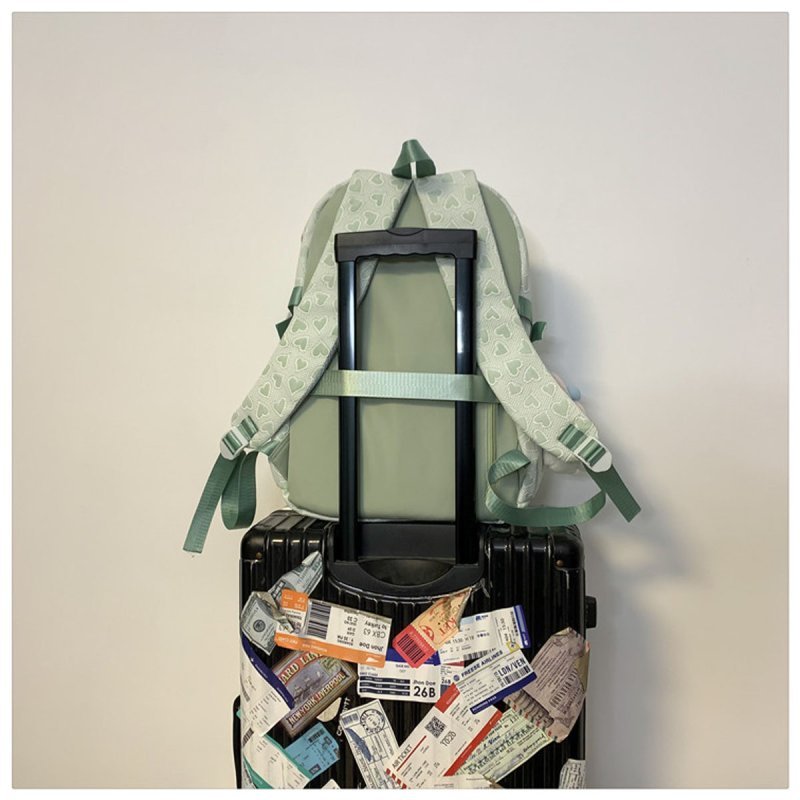 [T016] - 17 นิ้ว กระเป๋า กระเป๋าเป้สะพายหลัง มัธยมต้นปลาย สไตล์น่ารัก ...