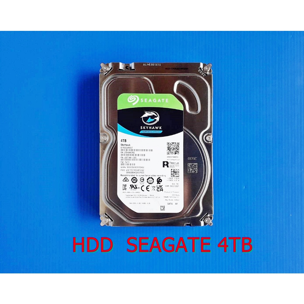 HDD SEAGATE หรือ Western 4TB 3.5 SATA-3 64 MB 5400 -7200 RPM ( คละรุ่น ...