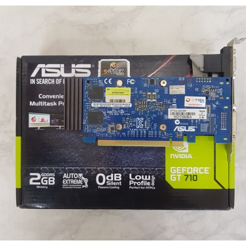 Asus gt710 2g ddr5 Low Profile มือสอง - yur.electronic - ThaiPick