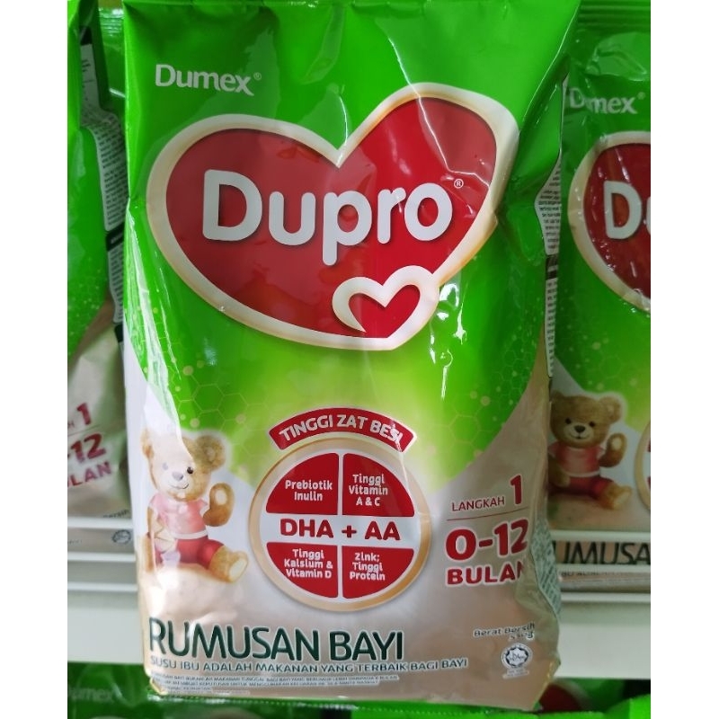 Dumex Dupro นมผงเด็กสูตร 1- 2 น้ำหนัก 550-850 กรัม สำหรับเด็ก 0-36 ...