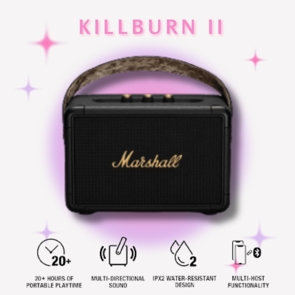 พร้อมส่ง???? KILBURN II BLACK - ลำโพงบลูทูธ, ลำโพงบลูทูธพกพา, ลำโพง bluetooth [รับประกัน 2 ปี ...