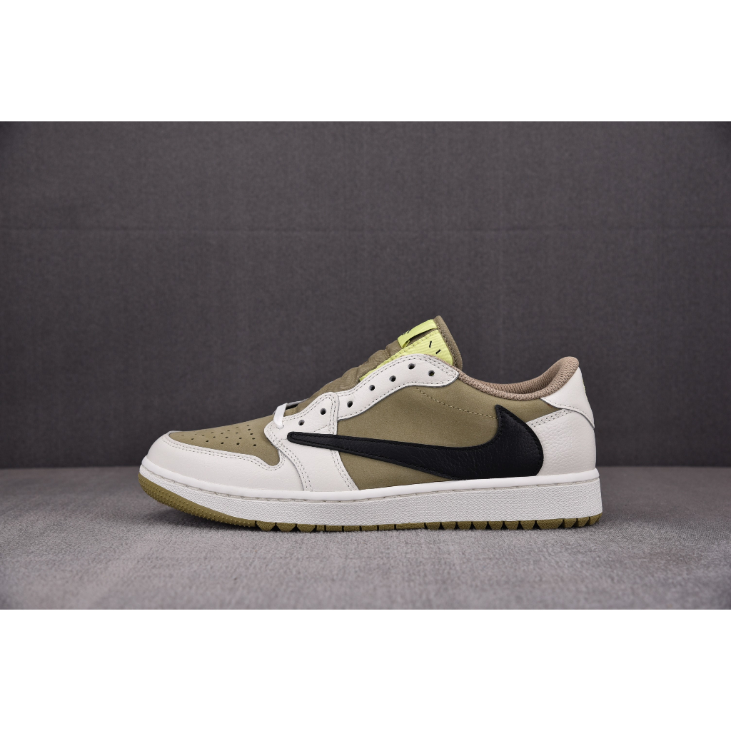 Pre - Order Jordan 1 Retro Low Glof Travis Scott Netral Olive Size 36 ...