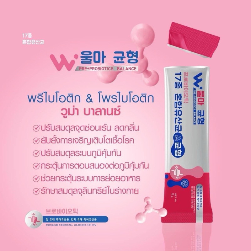 พร้อมส่ง พรีไบโอติก โพรไบโอติก วูม่า บาลานซ์ PREPROBIOTICS WOMA BALANCE ...