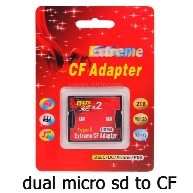 ตัวแปลง SD Card เป็น CF / Micro sd to CF (มีแบบให้เลือก สินค้าส่งจากไทย) ไม่รวมเมม - chow ...