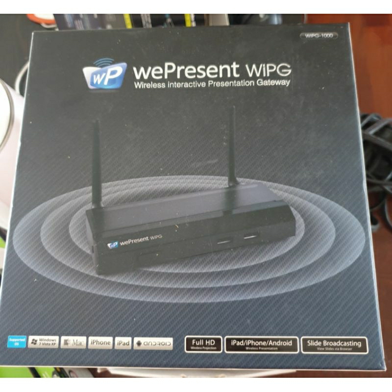 WePresent WiPG-1000 เครื่องแปลงโปรเจคเตอร์ ืจอ LCD LED เป็นแบบไร้สาย - enthusiasticsnail - ThaiPick