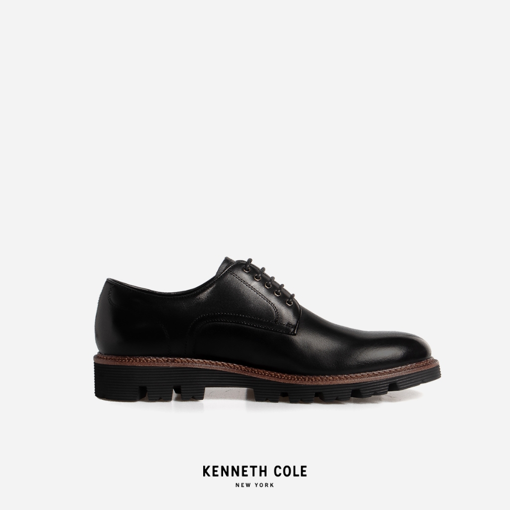 KENNETH COLE รองเท้าทางการผู้ชายรุ่น DANIEL CHUNKY BLACK สีดำ ( DRS ...