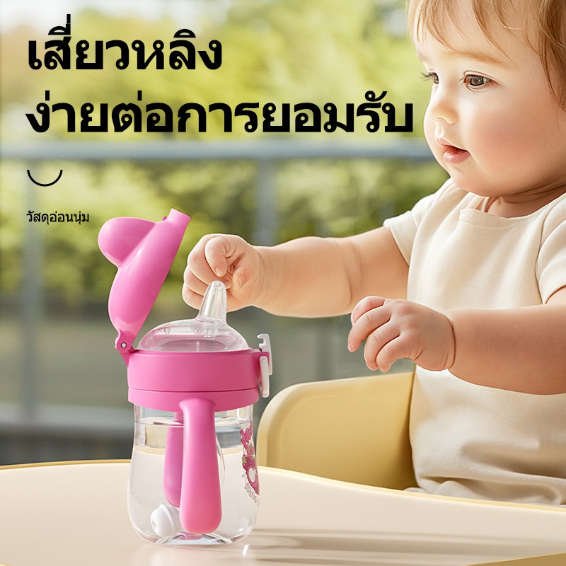 Disney แก้วหัดดื่ม / ขวดน้ำ 260ml ขวดนม แก้วหัดดื่มกันสำลัก แก้วน้ำ ขวดน้ำ กันสำลัก หัดดื่มน้ำ ...