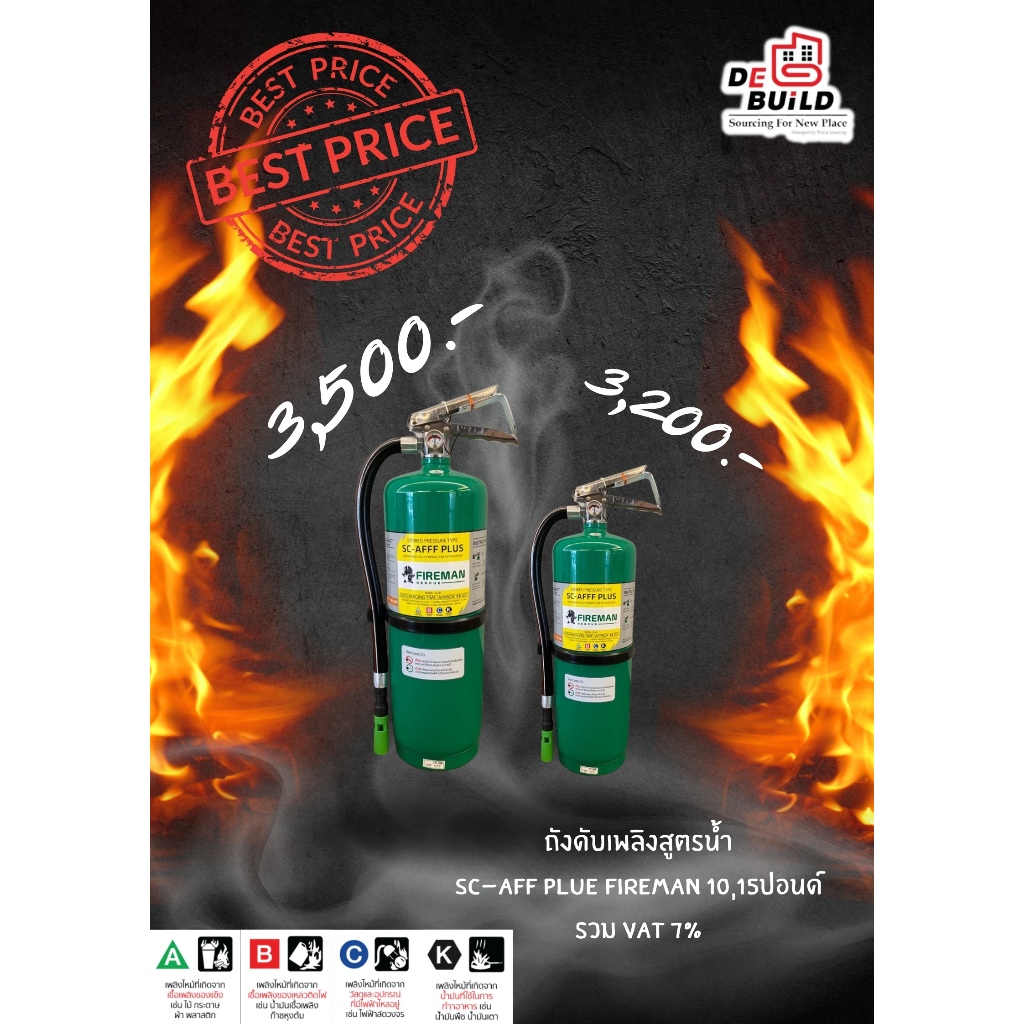 ถังดับเพลิงชนิดสูตรน้ำ ถูกที่สุด พร้อมโปรโมชั่น มิ.ย. 2025 | BigGoเช็คราคาง่ายๆ