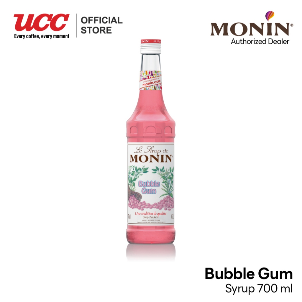 MONIN Bubble Gum Syrup น้ำเชื่อมกลิ่นบับเบิ้ลกัม(หมากฝรั่ง) 700ml ...