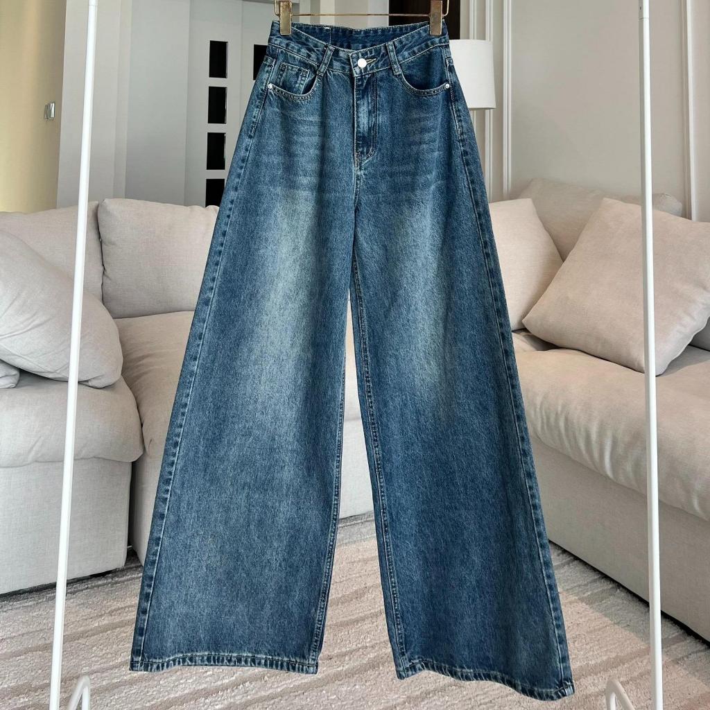 PTJ30156 กางเกงยีนส์ขายาวกระบอกใหญ่ PROMTHONG - Promthong BKK - ThaiPick