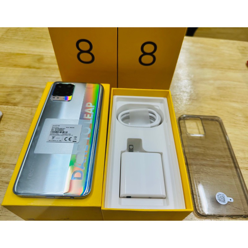 Realme 8 4G 8/128 เครื่องตัวโชว์ศูนย์ไทย สภาพดี รอยน้อย กล่องแกะซีล อุปกรณ์แท้ ประกันร้าน 3 ...