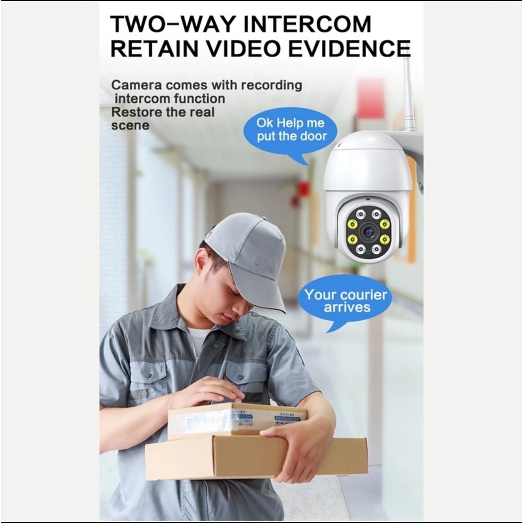 JSD808AP กล้อง 360 องศา An Ninh CCTV IP66 A7 Quay 360 Dhd WiFi 1080P ...