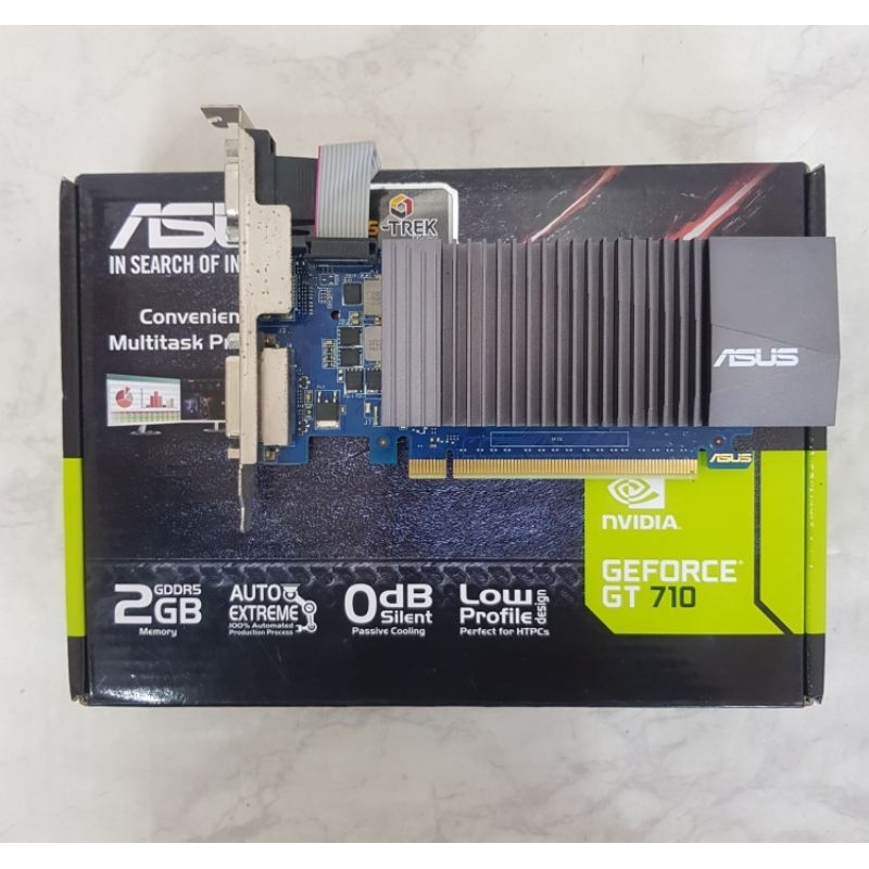 Asus gt710 2g ddr5 Low Profile มือสอง - yur.electronic - ThaiPick
