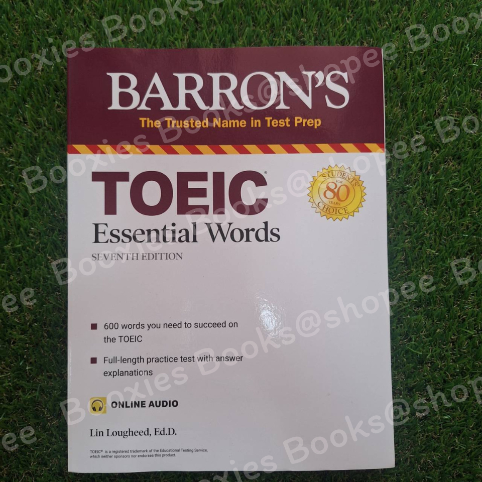 ส่งต่อหนังสือ TOEIC ESSENTIAL WORDS (WITH ONLINE AUDIO) (BARRONS TEST ...
