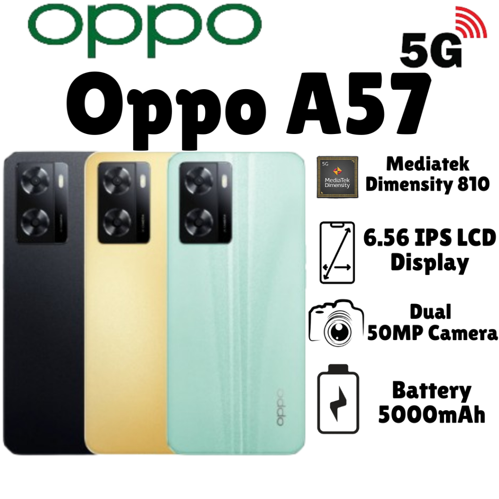 [In stock] Oppo mobile phone oppo a57 (6G+128G) 6.56 inches, fast ...