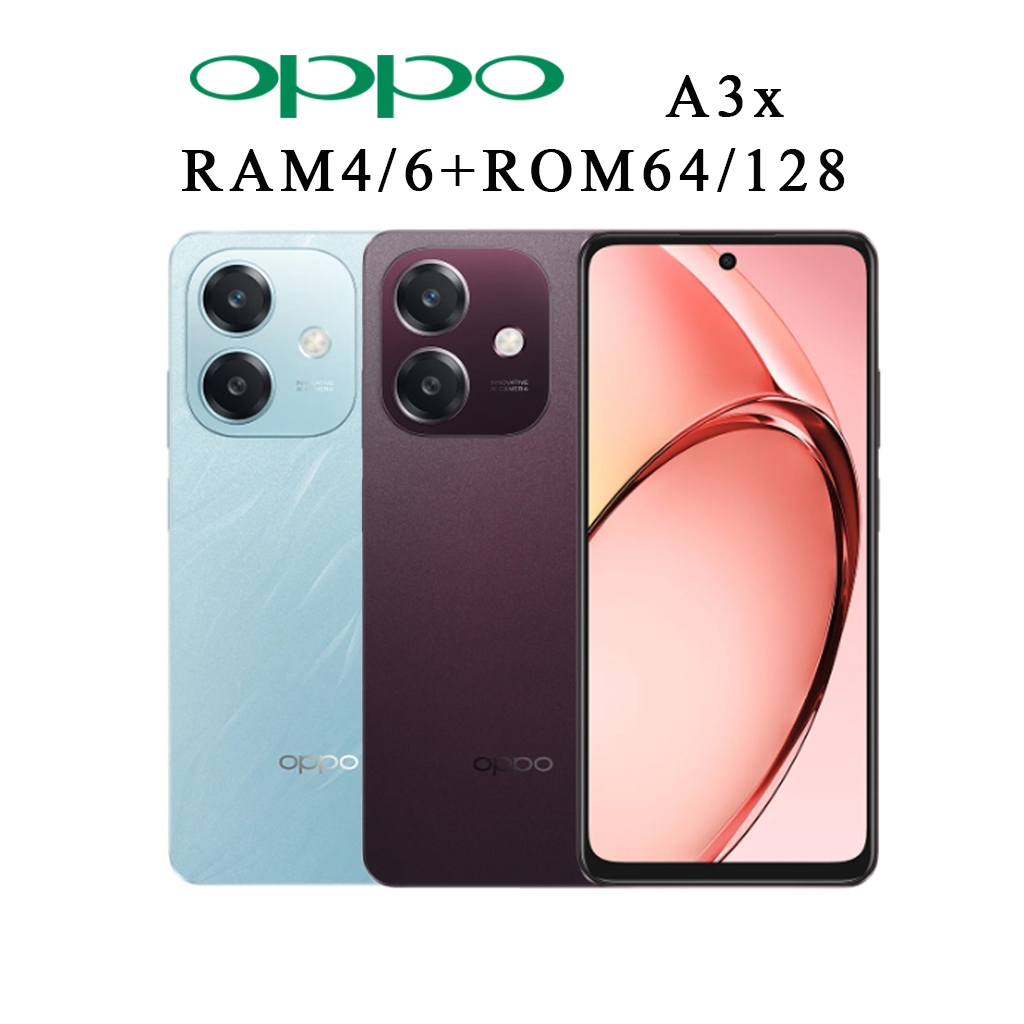 OPPO A3X | ( 4+64) (4+128) | 6.67 นิ้ว | เครื่องศูนย์แท้ รับประกันศูนย์ ...