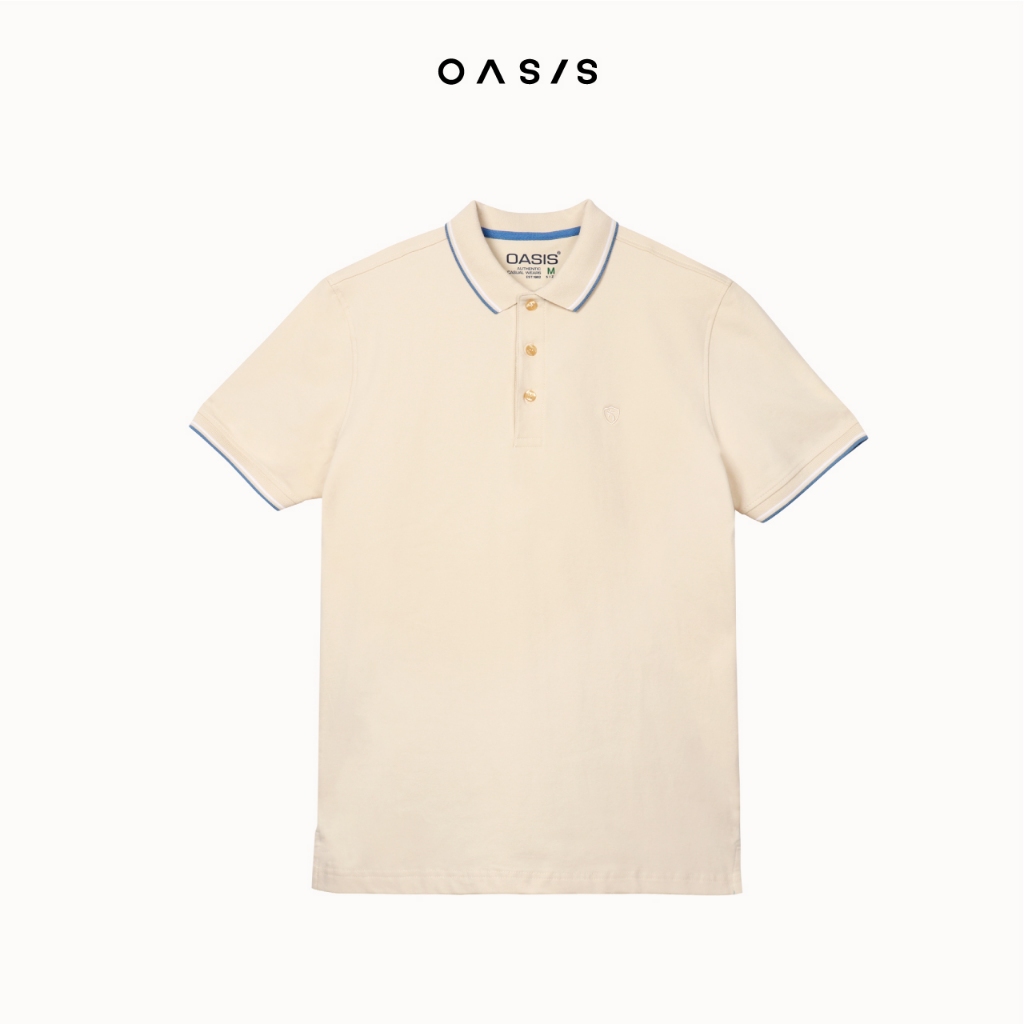 OASIS เสื้อโปโล ผู้ชาย แขนสั้น ผ้าคอตตอน สแปนเดกซ์ MPSV-1800 - OASIS ...