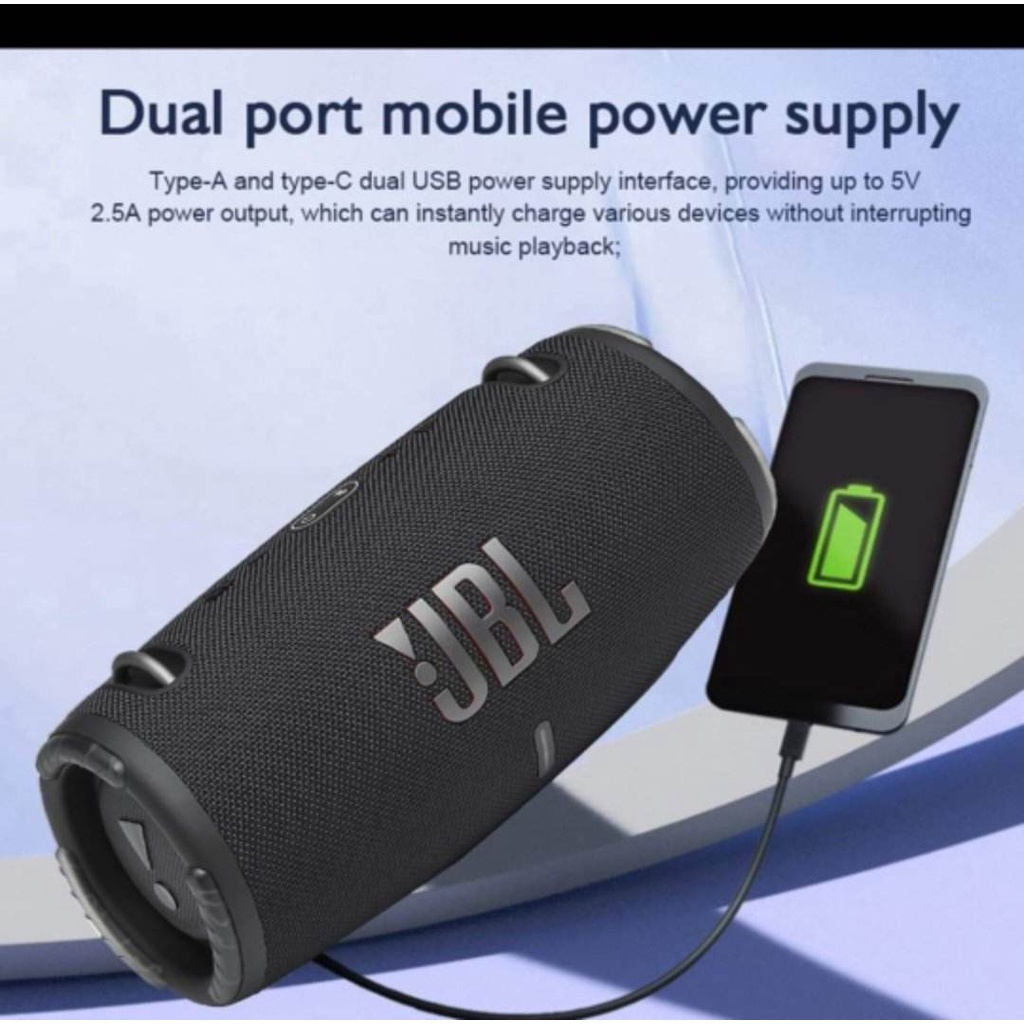 พร้อมส่ง ลําโพงบลูทูธไร้สายแบบพกพาพร้อมไมค์ Bluetooth speaker XTREME 3 บลูทูธไร้สาย JBL XTREME 3 ...
