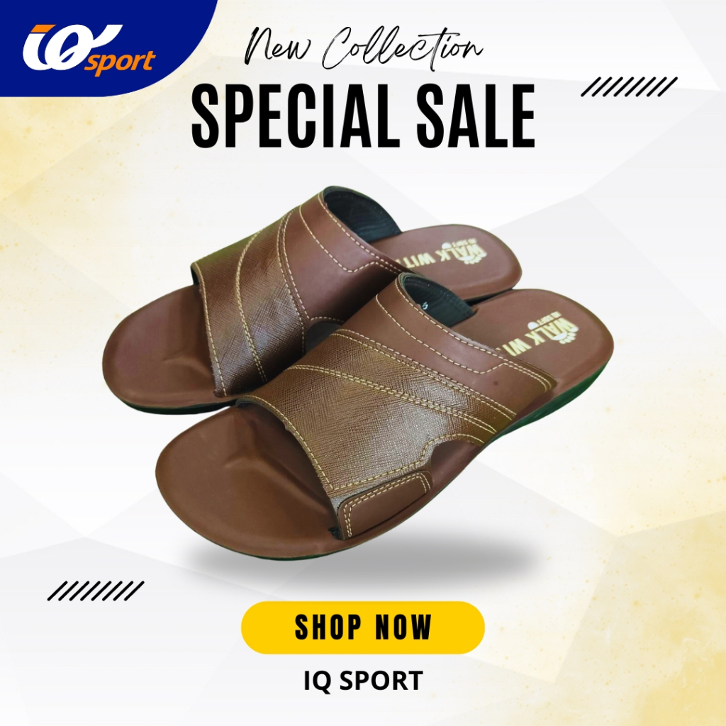 IQ STYLE รองเท้าแตะแบบสวม หนังPU รหัสHP-A-05 - IQsport รองเท้าไอคิว ...