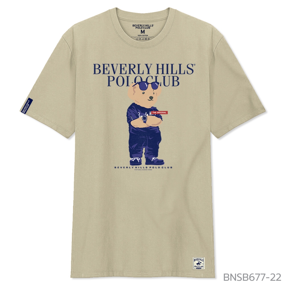 BEVERLY HILLS POLO CLUB เสื้อยืดคอกลมแขนสั้น The Classic Bear รุ่น BNSB677 ...