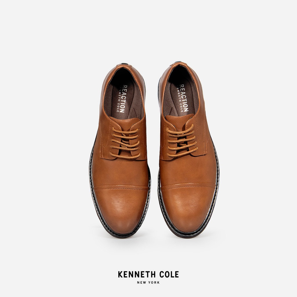 KENNETH COLE รองเท้าทางการผู้ชาย รุ่น BEST CAP TOE COGNAC สีน้ำตาล ...