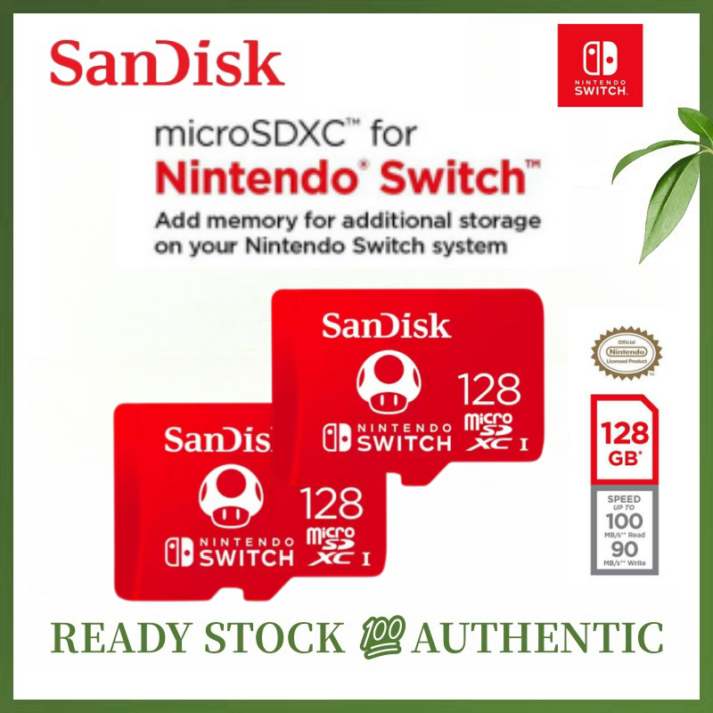 พร้อมส่ง SanDisk Micro Sd Card 128GB 256GB SDXC For Nintendo Switch ...