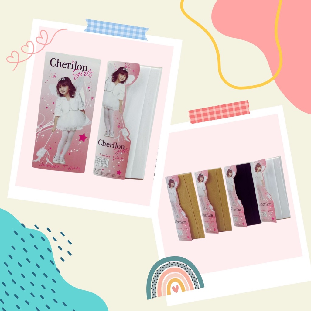 CHERILON เชอรีล่อน ถุงน่อง ถุงน่องเด็ก ถุงน่องสี มี 3 ขนาด ความสูง 60 - 150 ซม NSY-PHTP20 * NSY ...