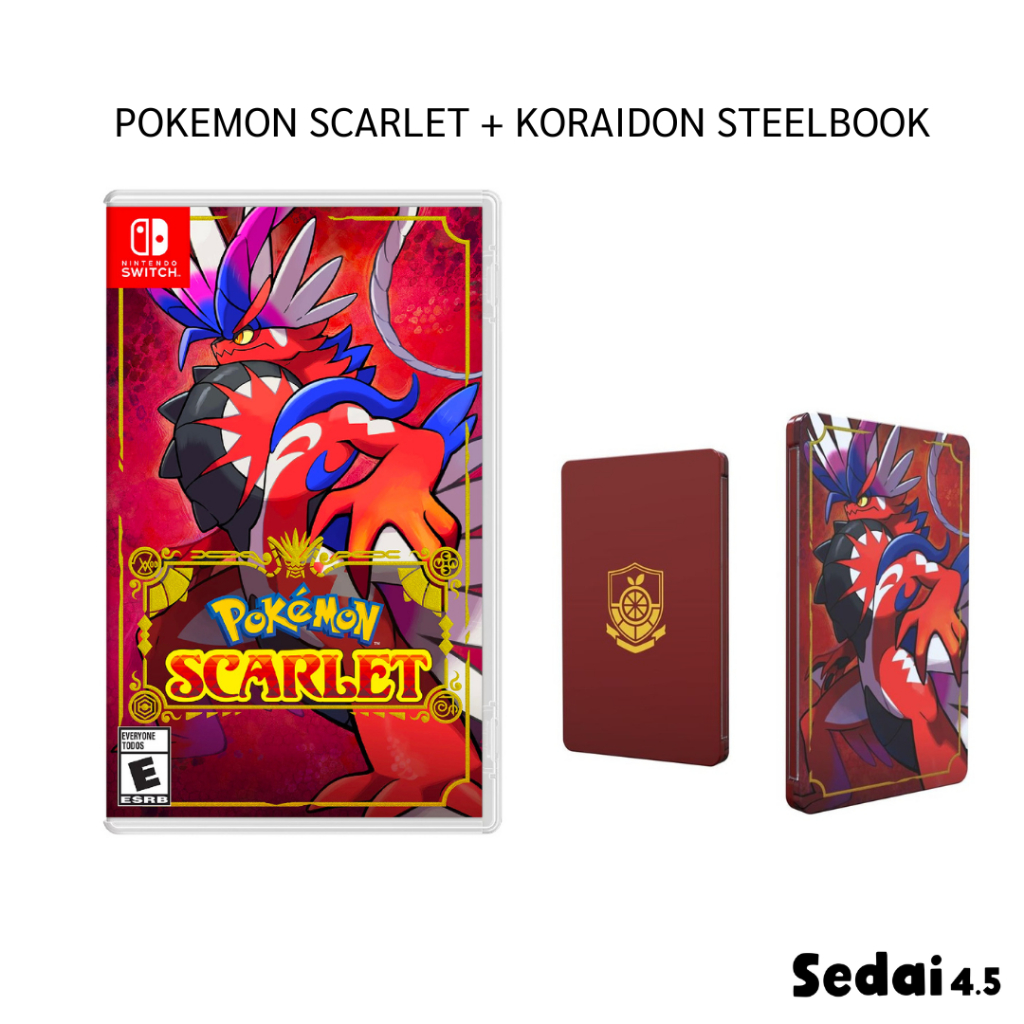 แผ่นเกมส์ Nintendo Switch สินค้ามือ1 มีซีล ลิขสิทธิ์แท้ Pokemon Scarlet ...
