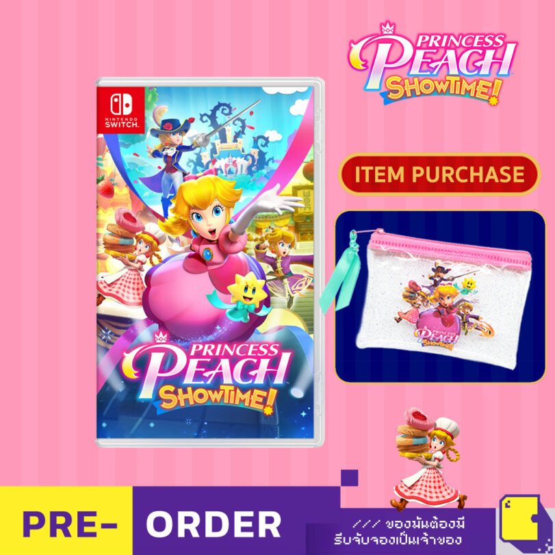PRE-ORDER NSW PRINCESS PEACH SHOWTIME (เกม Nintendo Switch วางจำหน่าย 2024-03-22) - classic ...