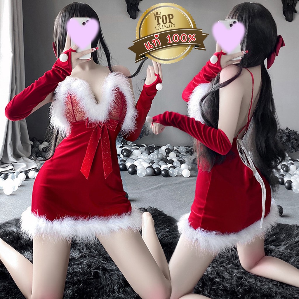 รวมชุดคริสต์มาส ชุดคอสเพลย์คริสต์มาสผ้ากำมะหยี่ ผ้าดีเกรดพรีเมี่ยม ใส่สบาย เนื้อผ้านุ่ม SET-B118 ...