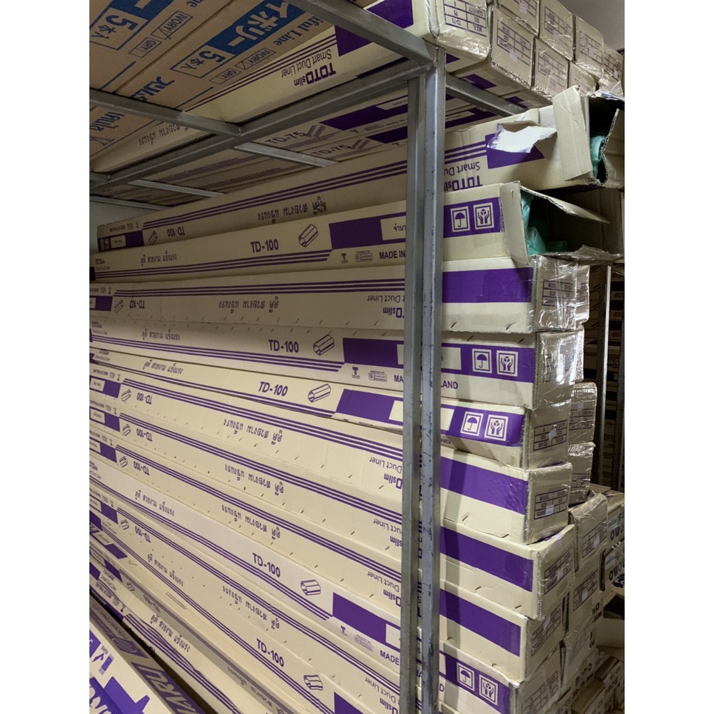 รางครอบท่อแอร์ TOTO-TD75 ยาว 2 เมตร (ยกกล่อง) 1 กล่อง 5 เส้น - Punsang ...